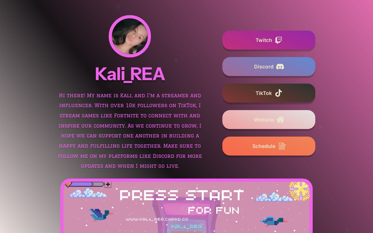 Kali_REA Website